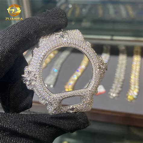 New Arrival Luxury 2 Tone Dw6900 Ga2100 925 Silver Moissanite Watch