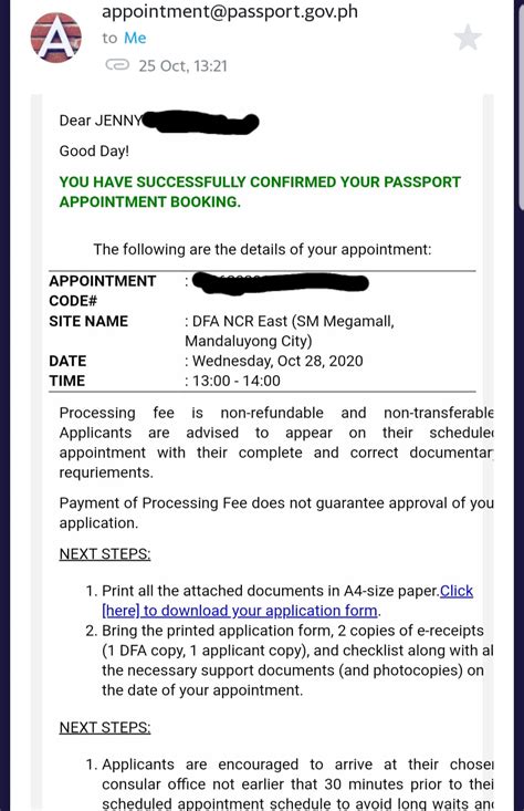 Dfa Passport Question Where To Find My Appointment Code 60 Off