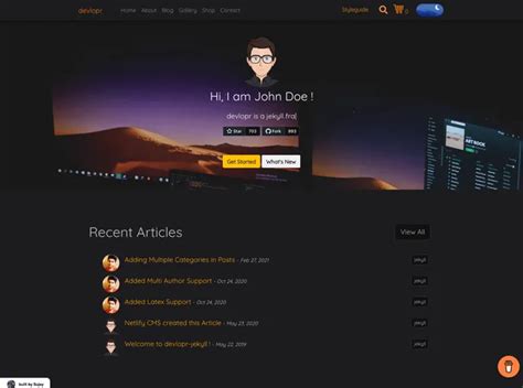 Jekyll Firebase Jekyll Themes And Templates