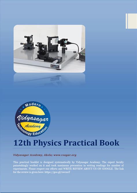 Th Physics Pratical Book PDF