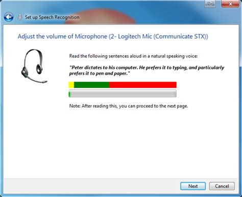 Setting Up Voice Recognition In Windows 7