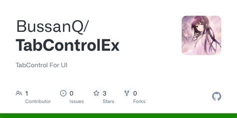 GitHub BussanQ TabControlEx TabControl For UI