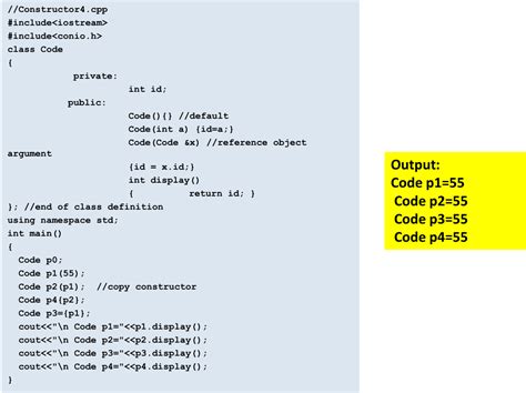 Constructors And Destructors