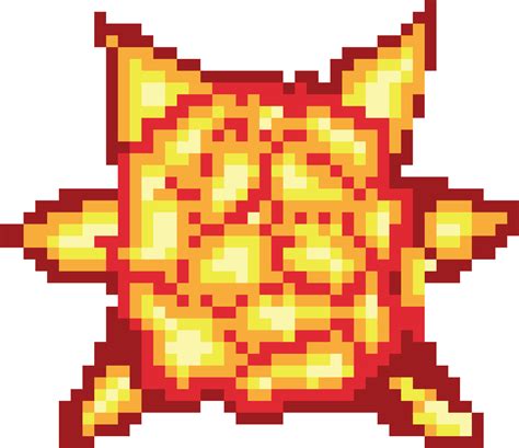 printexplosion pixel art video game explosion animation flame pixel