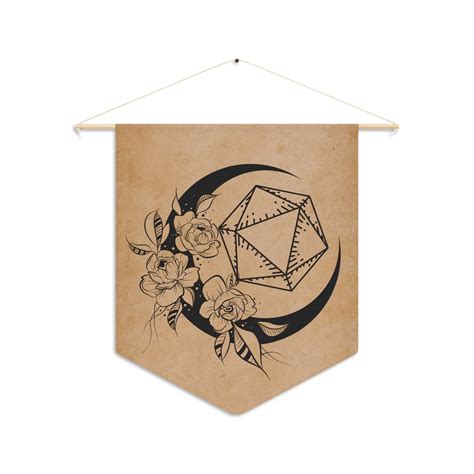 Dnd Flag Dnd Pennant Dnd Wall Art Dnd Tapestry Dnd Wall Decor Dnd Accessory Game Room