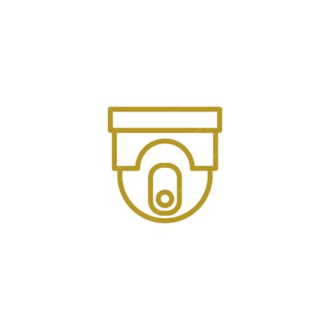 Premium Vector Dome Cctv Security Camera Icon Vector Design Template