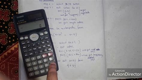 Rectangular And Polar Conversion Using Fx 991ms Calculator Youtube