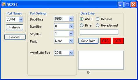 Vb2008 Net Serielle Com Port Ansteuerung