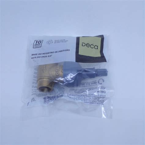 Base Registro De Pressao 34 4416202 Deca Chuveiro Kit 2 Frete Grátis