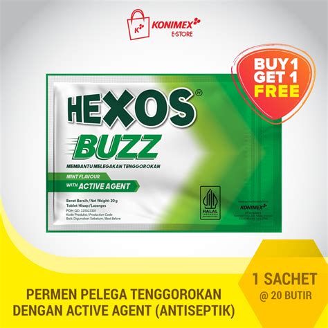Jual Hexos Buzz Mint Twin Pack Shopee Indonesia