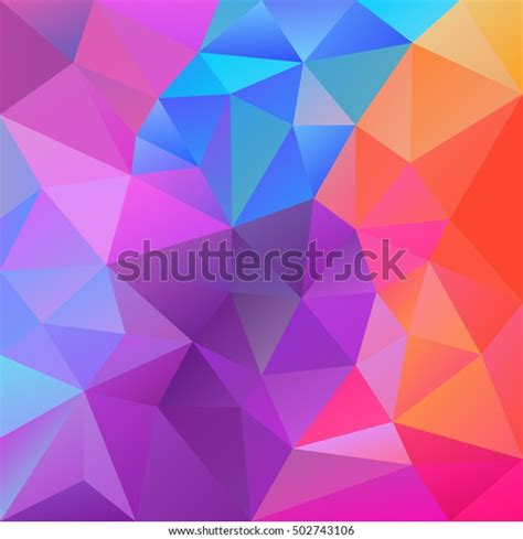 Vector Abstract Irregular Polygon Background Triangular Stock Vector Royalty Free