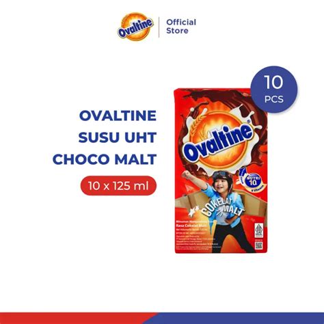 Ovaltine Susu Uht Choco Malt 125ml X 10pcs Lazada Indonesia