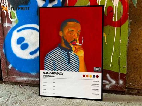 Brent Faiyaz Am Paradox Album Cover Poster 6