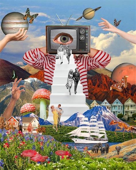 Pin By Yejin On 아트웍 Surreal Collage Art Collage Art Projects