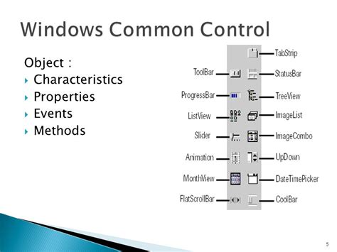 microsoft windows common controls