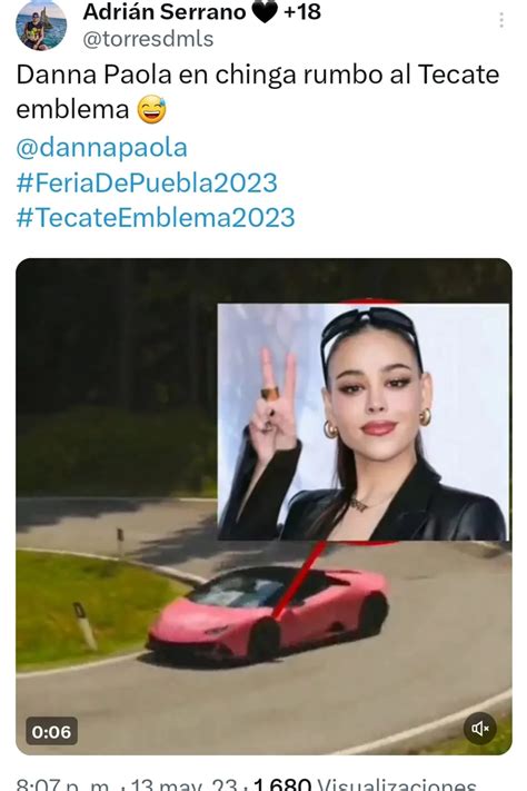 Los Mejores Memes Que Dejó La Repentina Llegada De Danna Paola Al Tecate Emblema Infobae