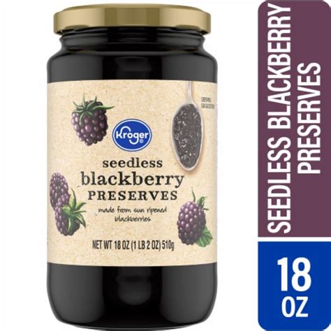 Kroger® Blackberry Preserves Seedless 18 Oz Fred Meyer
