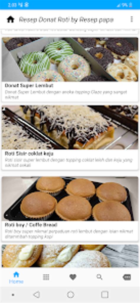 Donut And Bread Recipe For Android Download