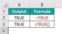 TRUE Excel Function Formula Examples How To Use