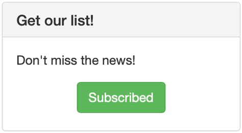 Newsletteremail List Subscription Widget