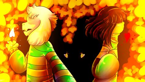 Undertale Asriel And Chara For The Best By Draniae On Deviantart
