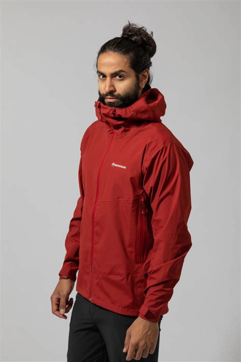 montane mens element stretch jacket redwood