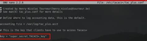 Installation And Configuration Of Tacacs With Cisco Router On Debian 8 Jessie