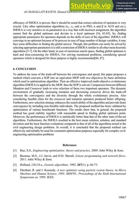 An Effective Improved Multi Objective Evolutionary Algorithm Imoea
