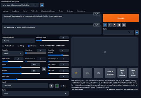 Sdxl Why Does Hires Fix Throw Cuda Errors At 165x 195x But Not 2