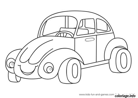 Coloriage Dessin Voiture Enfant Dessin