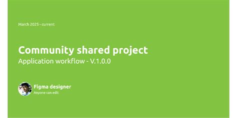 application workflow guidelines community figma