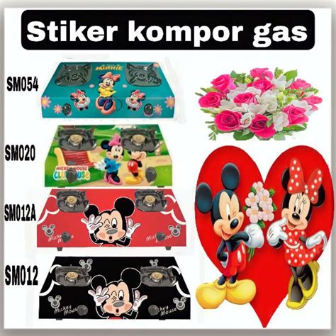 Jual Stiker Kompor Gas Motif Minnie Dan Micky Mause Shopee Indonesia