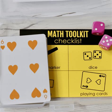 Math Tool Kit Checklists And Labels