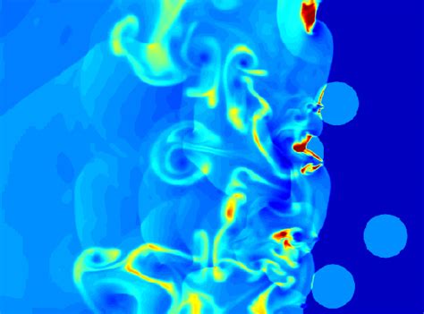 simulation of shock propagation through foam laboratory for laser