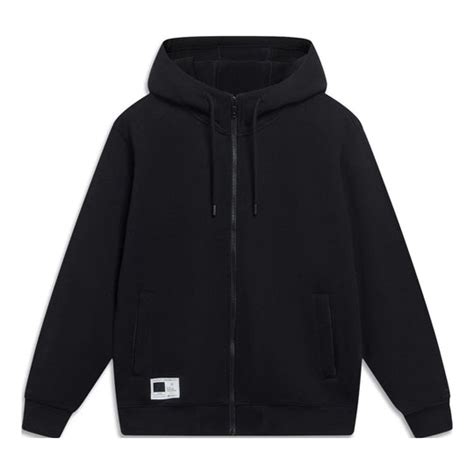 Li Ning Chinese Color Hooded Jacket Black Awdt071 4 Kicks Crew