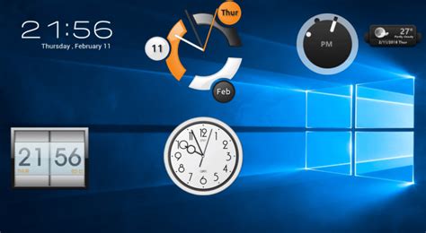 How To Add Clock On Windows Desktop