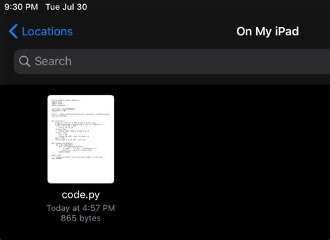 it s now possible to open edit and save python code on ios for
