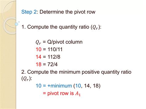 Minimization Model By Simplex Method Pptx