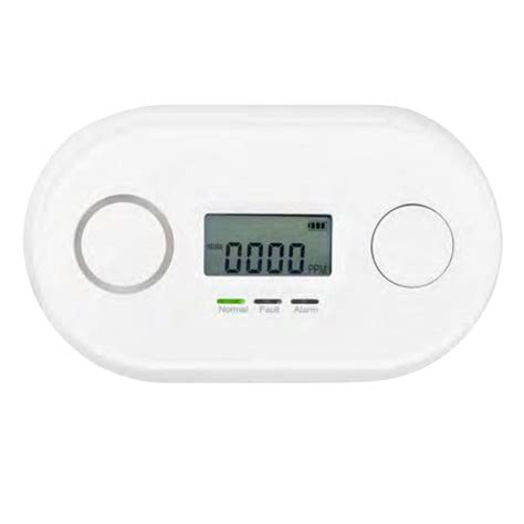 Brilliant Carbon Monoxide Alarm With Digital Display White