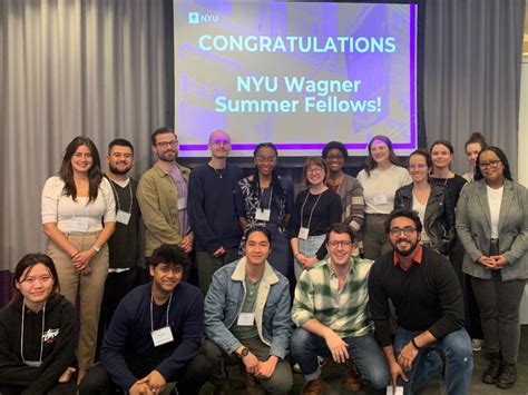 Wagner Welcomes Its Summer 2023 Fellows Nyu Wagner