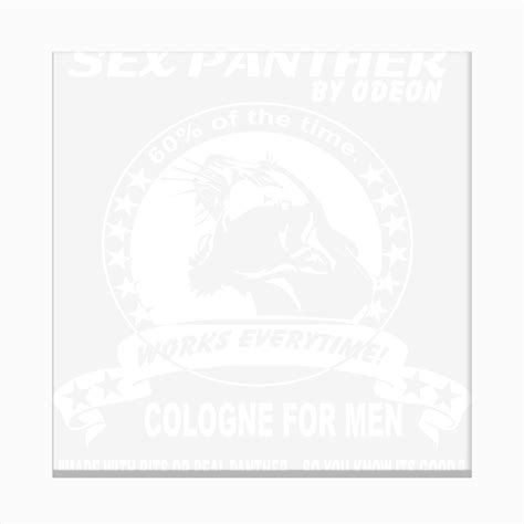 Sex Panther Cologne Canvas Print By Mirrart Fy
