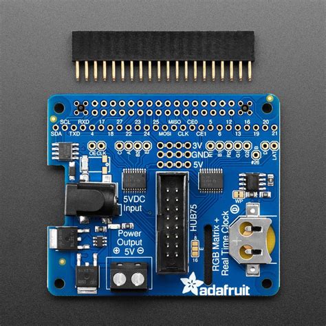 Adafruit Rgb Matrix Hat Rtc For Raspberry Pi Mini Kit The Pi Hut
