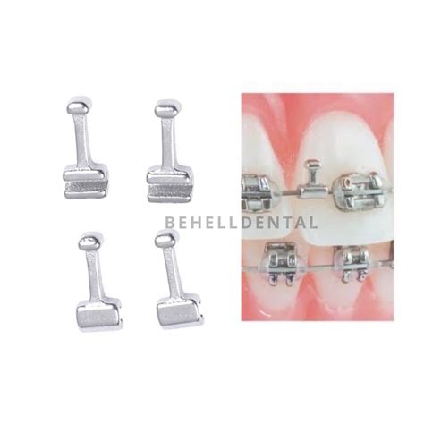 Jual Dental Crimpable Hook Ortho Short Long Sliding Crimpables Hook Antena Kecil Orthodontic