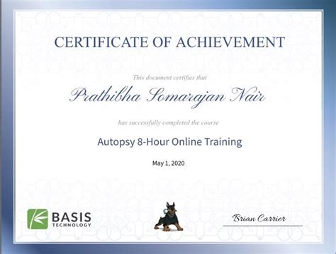 Autopsy Digital Forensics Training Certification Prathibha Nair