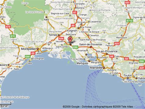 Arles Map France