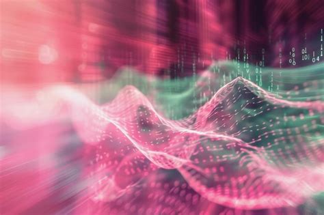 Premium Photo An Image On A Physics Theme In Pink And Green Blurry As A Background For A Slide