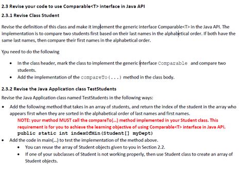 Solved Java Help Implementing Comparable Code For Chegg
