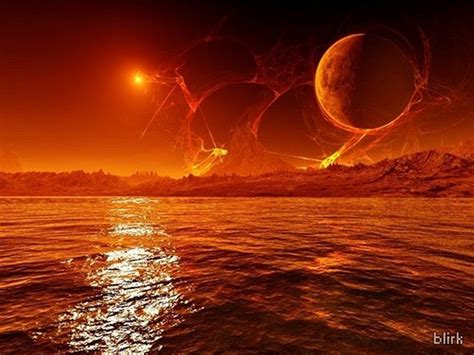 Red Planet Mars From Sky