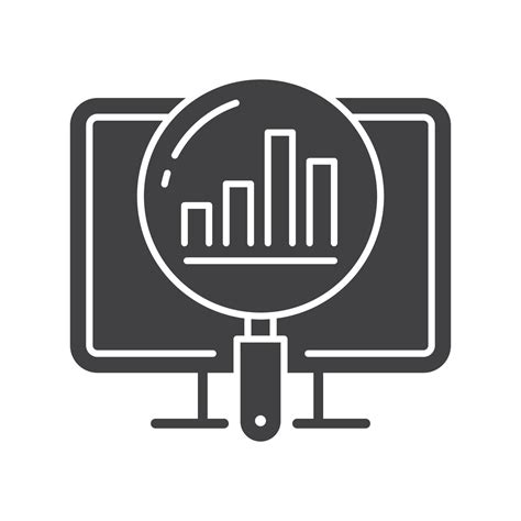 Analytics icon. Vector illustration. Symbol of business Intelligence, data analysis, marketing ...