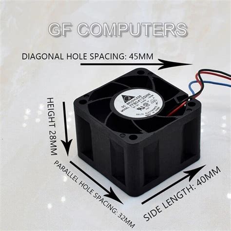 Nvidia Tesla Cooling Fan Slim Shroud Mounting Kit T4 P4 M4 Gpu